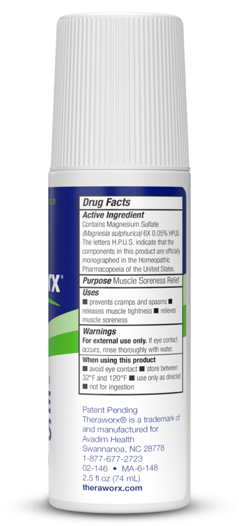 Muscle Cramp Roll-On Lotion | Theraworx