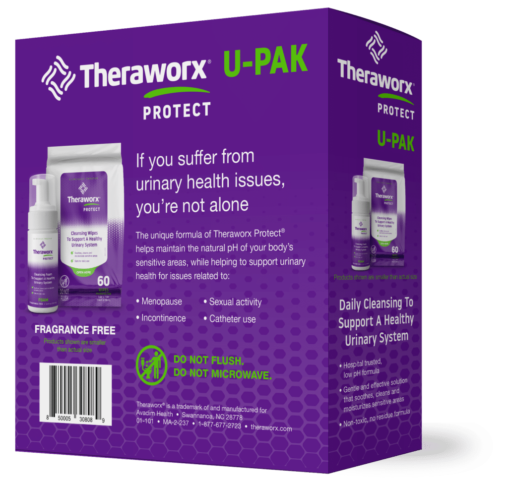 Theraworx U-Pak Urinary Wipes & Foam | Theraworx